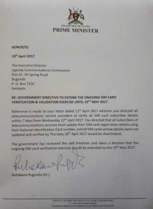 Govt extends SIM card registration exercise – Techjaja