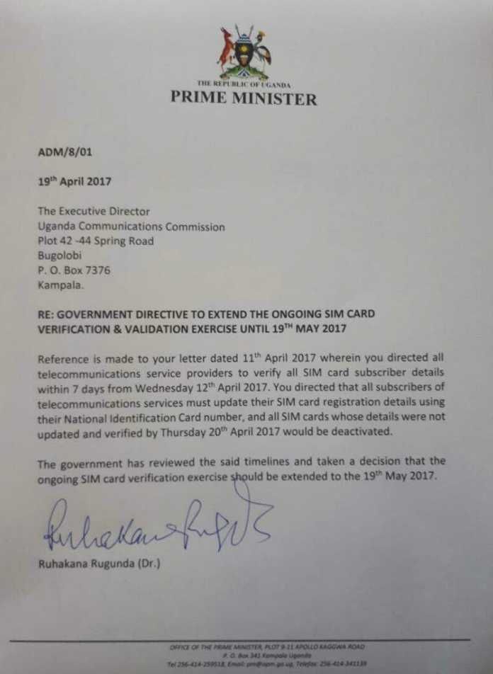 Govt extends SIM card registration exercise – Techjaja