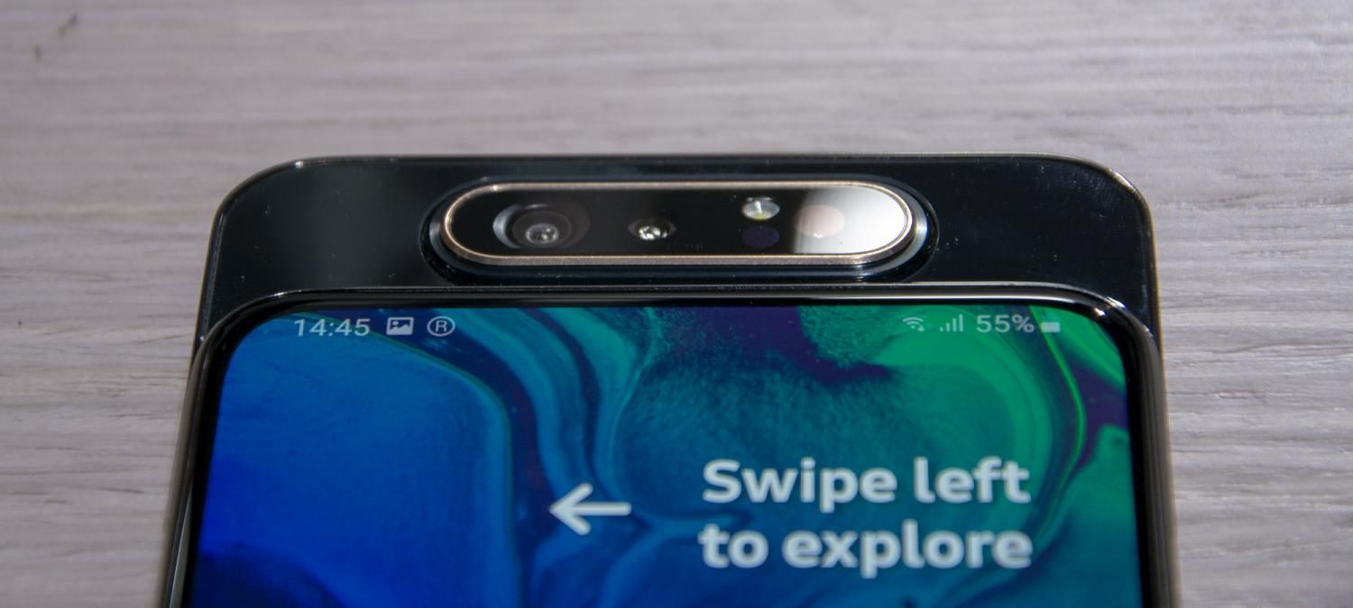 Samsung Galaxy A80: A rotating pop-up camera and an intelligent battery ...