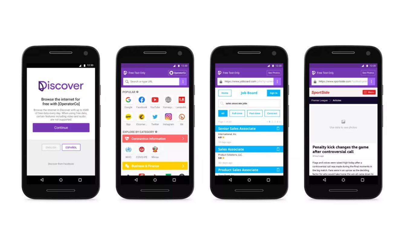 Facebook users to get free data each day using the new Discover app ...