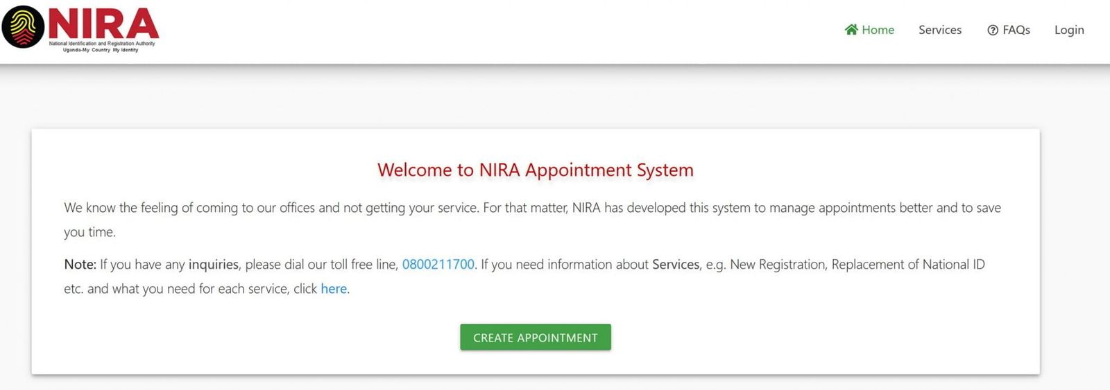 NIRA takes National ID appointment booking online – Techjaja